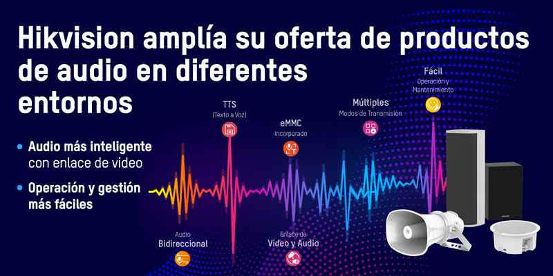 La gama de audio de Hikvision se amplía para cubrir necesidades de ...